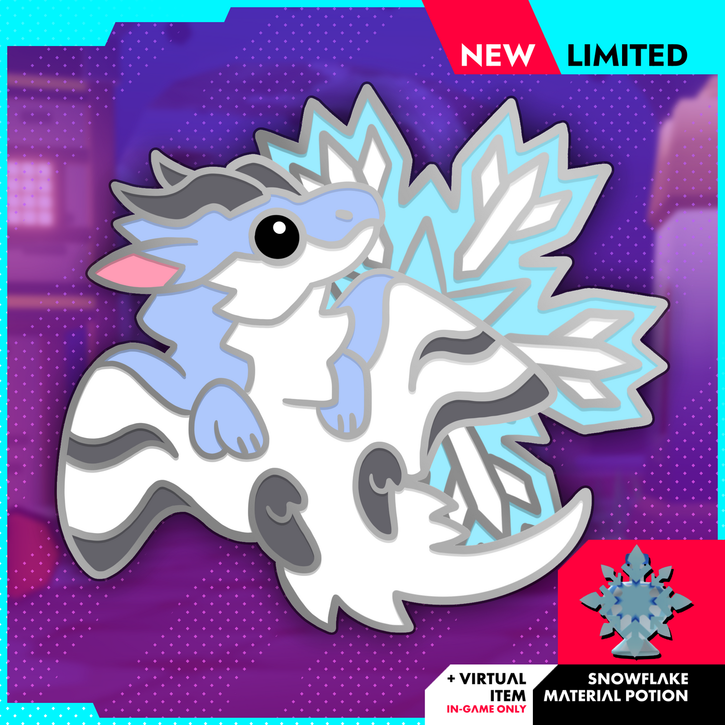 Saurium Snowflake Pin – Twin Atlas Official Store