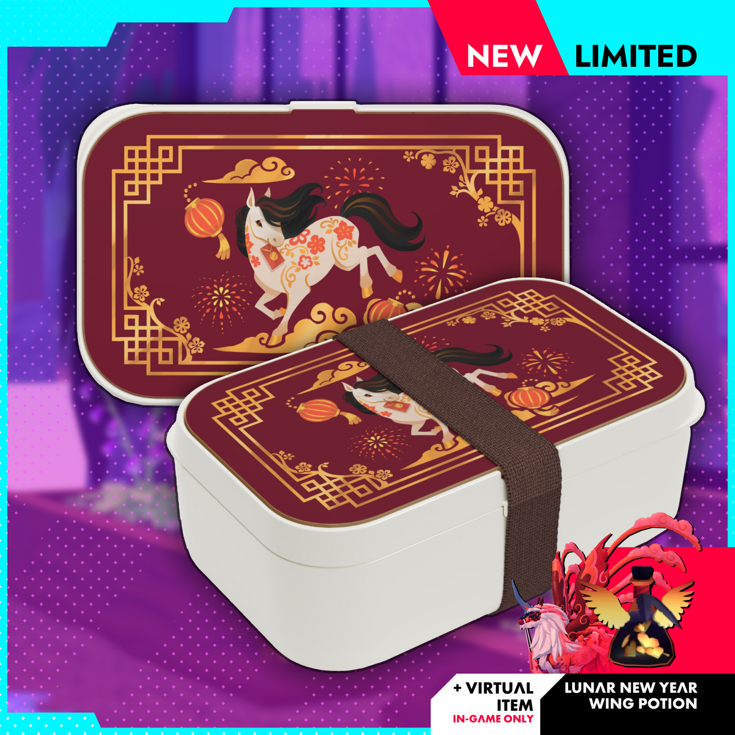 Lunar New Year Bento Lunch Box – Twin Atlas Official Store